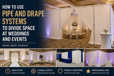 What Is Pipe and Drape? Beginner Guide for Events & Backdrops - PIPE ...