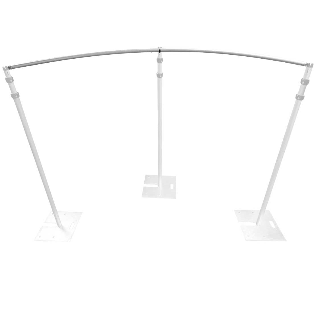 Pipe and Drape Curve Crossbar | Adjustable Arch Backdrop Bar - PIPE AND ...