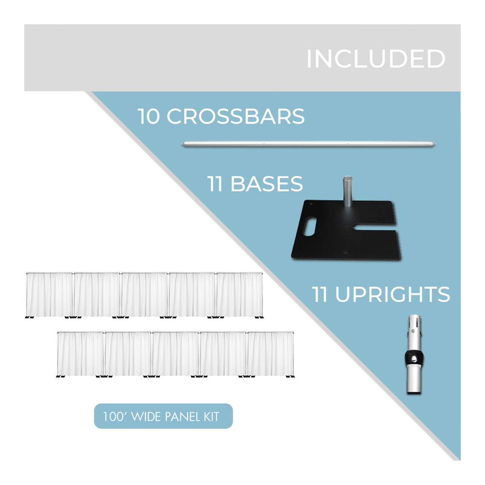 Buy Pipe and Drape kits for Portable Church Pipe and drape USA - PIPE ...